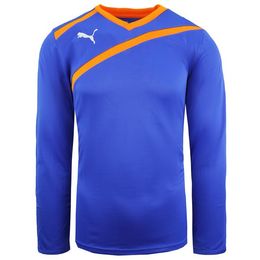 Puma Essito Torh&uuml;ter Hemd Langarm Herren Blue Football Top 701064 37