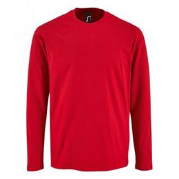 SOLS Herren Imperial Langarm T-Shirt (Rot)