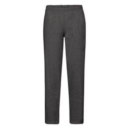 Fruit of the Loom Herren Jogginghose / Jogginghose mit offenem Saum (Dark Heather)