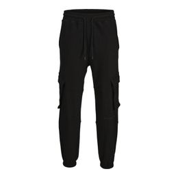 Jack & Jones Herren-Sweatpants der Marke Jack & Jones. Die Kane Classic Twill Pant ist aus hochwertiger Baumwolle gefertigt. Marke: Jack & JonesModellname: Kane Classic Twill Sweat Cargo PantKategorie: Herren-SporthosenMaterialien: BaumwolleFarbe: schwarz