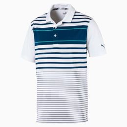 Puma Cobra Spotlight Striped Casted Sport Golf Polo Shirt 577882 16