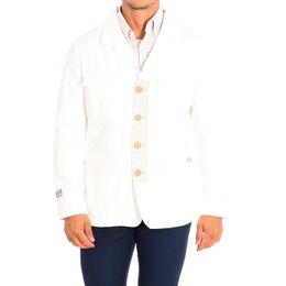 La Martina Herren-Langarmjacke mit normalem Reverskragen TMJ001-TW408