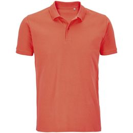 SOLS - "Planet" Poloshirt Baumwolle aus biologischem Anbau f&uuml;r Herren (Pop Orange)