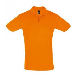 SOLS Herren Perfect Pique Kurzarm-Poloshirt (Orange)