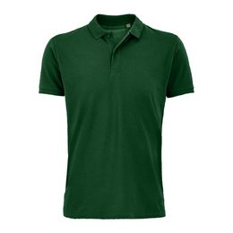SOLS Herren Planet Pique Bio-Poloshirt (Frozen Green)