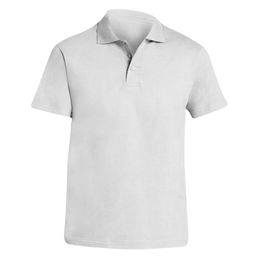 SOLS Herren Prescott Jersey Kurzarm-Poloshirt (Wei&szlig;)