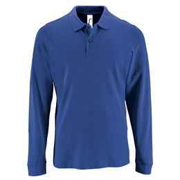 SOLS Mens Perfect Langarm-Pique-Poloshirt (K&ouml;nigsblau)