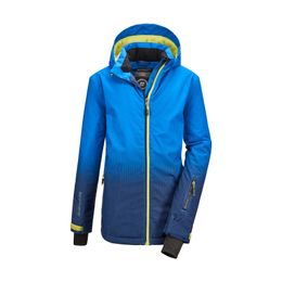 Outdoorjacke Killtec "Lynge BYS JCKT E", Jungen, Gr. 176, blau (royalblau), Obermaterial: 100% Polyester.Futter: 100% Polyester.F&uuml;llung: 100% Polyester, Jacken Outdoorjacke, Wasserdichte Funktionsjacke mit Schneefang und coolem Design