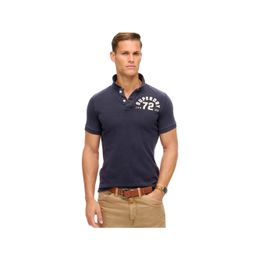 Superdry Herren Vintage Athletic Navy Poloshirt