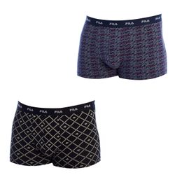 Fila Pack-2 Bedruckte Baumwoll-Boxershorts FU5289 f&uuml;r Herren