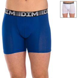 DIM Pack-2 Herren 3D Flex Air Cotton Long Boxershorts D01N2