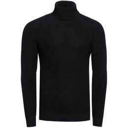 Rusty Neal Grobstrick Slim Fit Rollkragen-Pullover