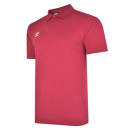 Umbro Herren Essential Polo Shirt (Neu Kreta/Wei&szlig;)