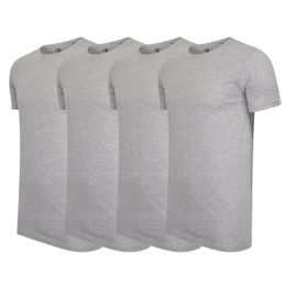 4-Pack T-shirts von Cappuccino Italia in der farbe Grau und in gr&ouml;&szlig;e L.