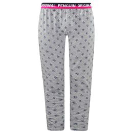 Original Penguin Aop Pete Mens Grey Lounge Pyjamas Bottoms