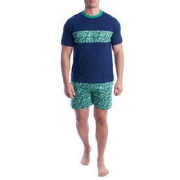 Herren-Pyjama mit kurzen &Auml;rmeln aus 100 % Baumwolle KL30000