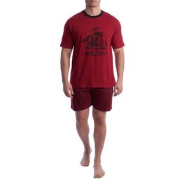 Herren-Pyjama mit kurzen &Auml;rmeln aus 100 % Baumwolle KL30000