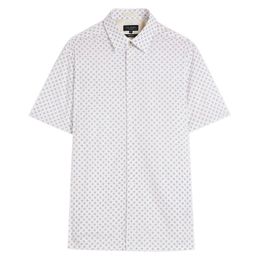 Ted Baker Forter Mens White Geo Print Hemd