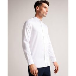 Chemise Bellow manches longues Stretch Smart Ted Baker Pour Homme en Blanc