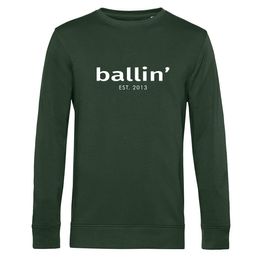 Basic Sweater von Ballin Est. 2013 in der farbe Grun und in gr&ouml;&szlig;e XXL.