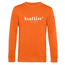 Basic Sweater von Ballin Est. 2013 in der farbe Orange und in gr&ouml;&szlig;e S.