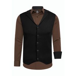 Rusty Neal Hemd mit Weste 2-teilig