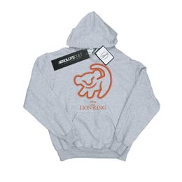 Disney - "The Lion King Cave Drawing" Kapuzenpullover f&uuml;r Herren (Grau)