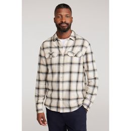 Mountain Warehouse - "Trace" Hemd f&uuml;r Herren Lang&auml;rmlig (Naturwei&szlig;)