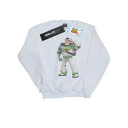 Disney - "Toy Story Buzz Lightyear Standing" Sweatshirt f&uuml;r Herren (Wei&szlig;)