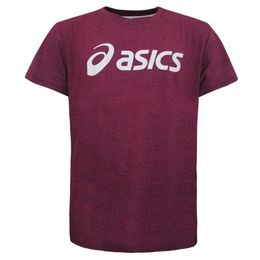 asics Essentials Burgunderrotes T-Shirt f&uuml;r Herren