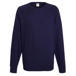 Fruit of the Loom Herren leichtes Raglan Sweatshirt (240 GSM) (Deep Navy)