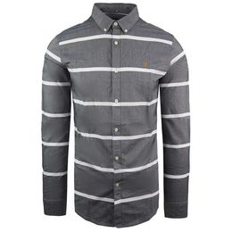 Farah Merrick Mens Grey Hemd