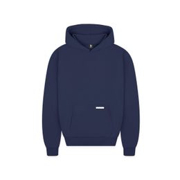Kapuzensweatshirt DROPSIZE "Dropsize Herren Super Heavy Blank Hoodie", Herren, Gr. S, schwarziris, 80% Baumwolle, 20% Polyester, unifarben, Sweatshirts