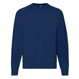 Fruit of the Loom - "Classic" Sweatshirt f&uuml;r Herren Raglan&auml;rmel (Marineblau)