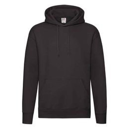 Fruit of the Loom - "Premium" Kapuzenpullover f&uuml;r Herren (Schwarz)