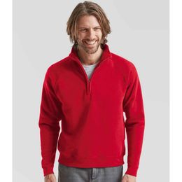 Fruit of the Loom - "Premium" Sweatshirt f&uuml;r Herren (Rot)
