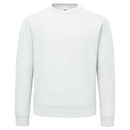 Fruit of the Loom - "Supercotton" Sweatshirt f&uuml;r Herren (Wei&szlig;)