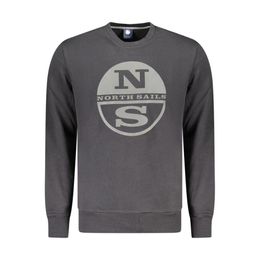 North Sails Schwarzer Baumwoll-Herren Sweatshirt