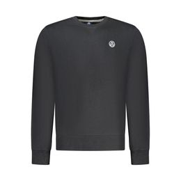 North Sails Schwarzer Baumwoll-Herren Sweatshirt
