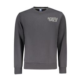 North Sails Schwarzes Baumwoll Herren Sweatshirt