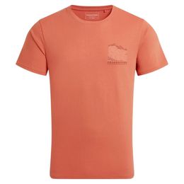 Craghoppers - "Lucent II" T-Shirt f&uuml;r Herren, R&uuml;ckseitiger Aufdruck, kurz&auml;rmlig (Sandfarben)