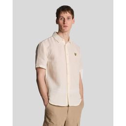 Lyle & Scott Lyle & Scott Hanf Kurzarmhemd - Beige