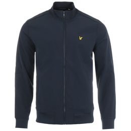 Lyle & Scott Lyle & Scott Zip Through Funnel Neck Soft Shell Jacke - Dark Navy
