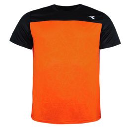 Diadora Logo Herren Orange T-Shirt