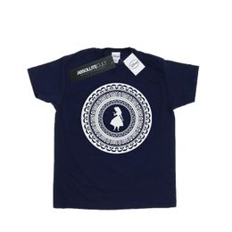 Disney - "Alice In Wonderland Circle" T-Shirt f&uuml;r Herren (Marineblau)
