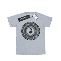 Disney - "Alice In Wonderland Circle" T-Shirt f&uuml;r Herren (Grau)