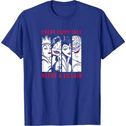 Disney - "Every Fairy Tale Needs A Villain" T-Shirt f&uuml;r Herren (Marineblau)
