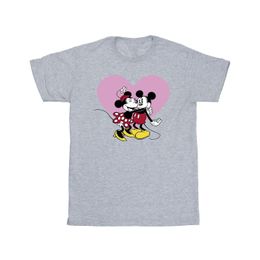 Disney - "Mickey Mouse Love Languages" T-Shirt f&uuml;r Herren (Grau)