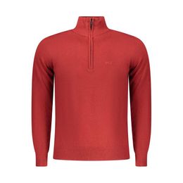 Rifle Rot Polyester Herrenpullover