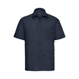 Russel Athletic Russell Collection - Formelles Hemd Pflegeleicht f&uuml;r Herren kurz&auml;rmlig (Dunkelblau)